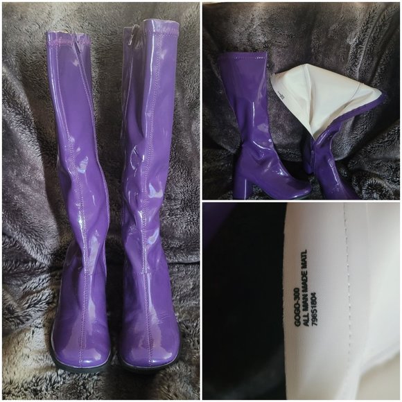 GOGO | Shoes | Gogo Purple Ladies Gogo Boots Size 6 | Poshmark